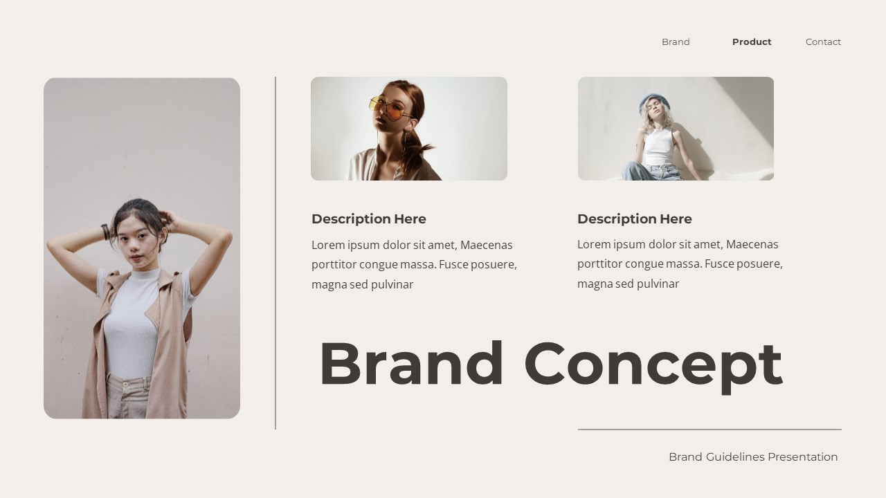 Brand Guidline Powerpoint Template, Presentation Templates | GraphicRiver