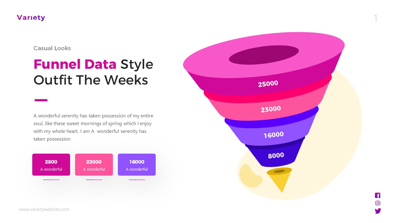 Variety Fashion Creative PowerPoint Template, Presentation Templates