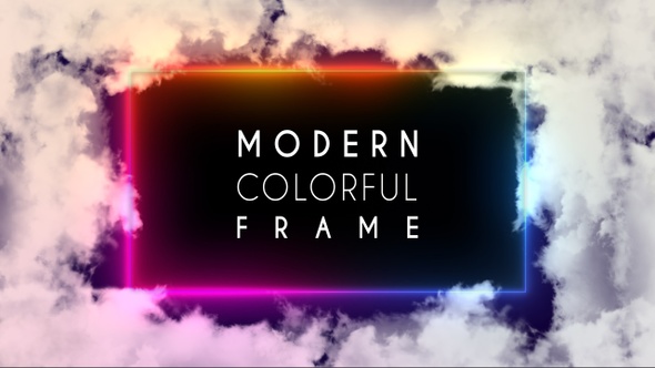 Modern Colorful Frame with Alpha, Motion Graphics | VideoHive