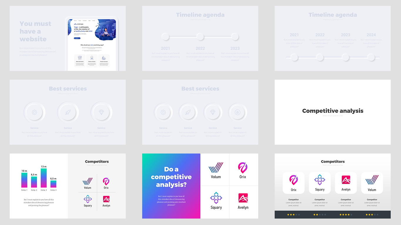 Creative Pitch Deck Infographics, Presentation Templates | GraphicRiver