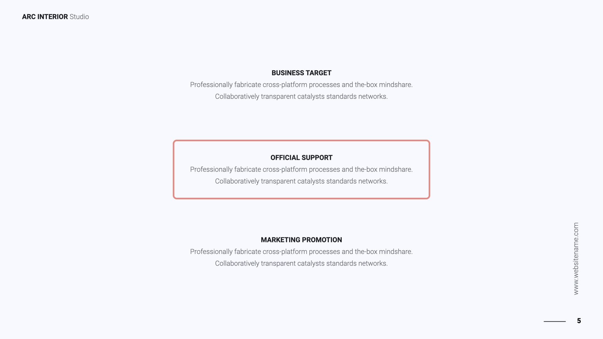 ARC Interior Presentation Template (Keynote), Presentation Templates