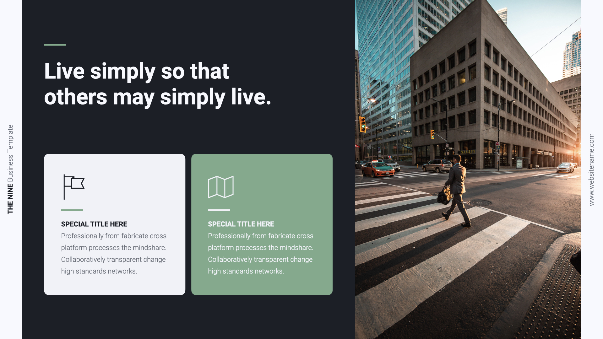 THE NINE - Business Presentation Template (PowerPoint), Presentation ...