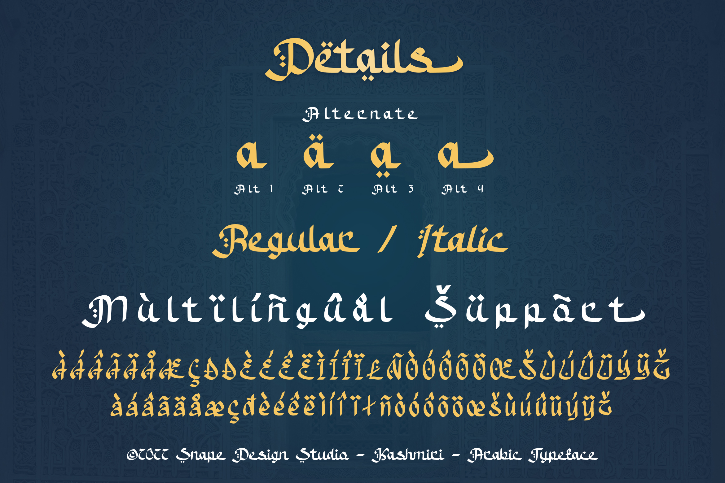 Kashmiri - Arabic Typeface, Fonts | GraphicRiver