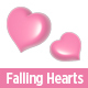 Falling Pink Hearts by lymos | GraphicRiver