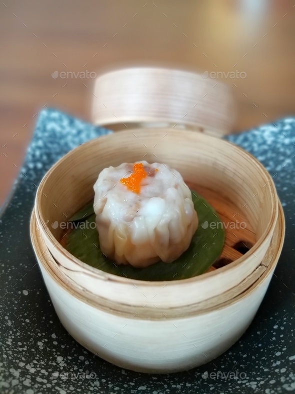 Prawn Dim Sum in bamboo basket Stock Photo by eelinstudio | PhotoDune