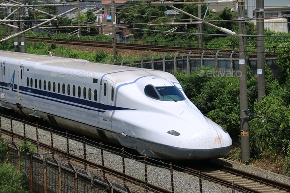 Bullet train in Japan. Stock Photo by xcldhx038a82fd | PhotoDune