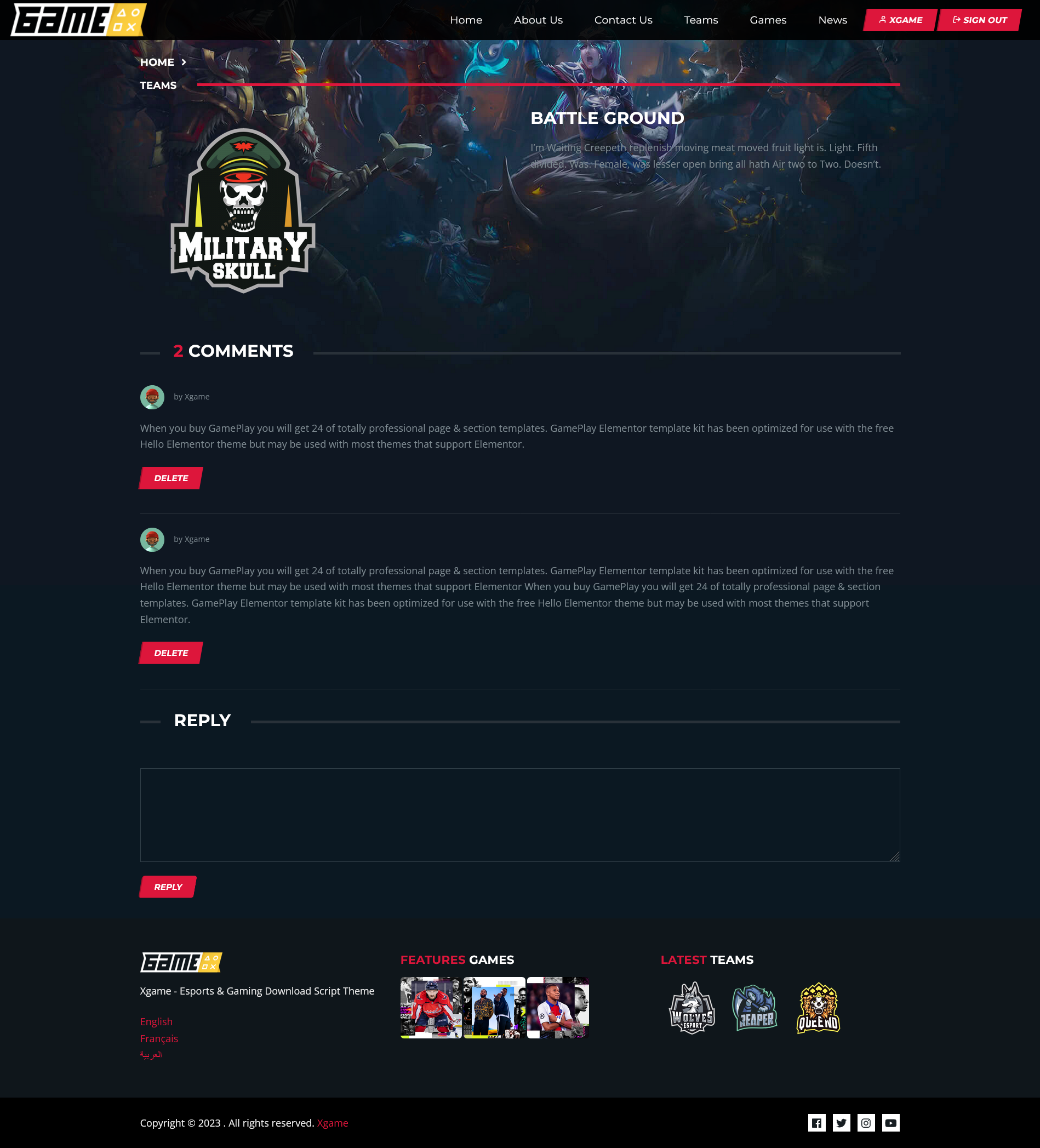 Xgame - Esports & Gaming Download Script Theme. by Meteros | CodeCanyon