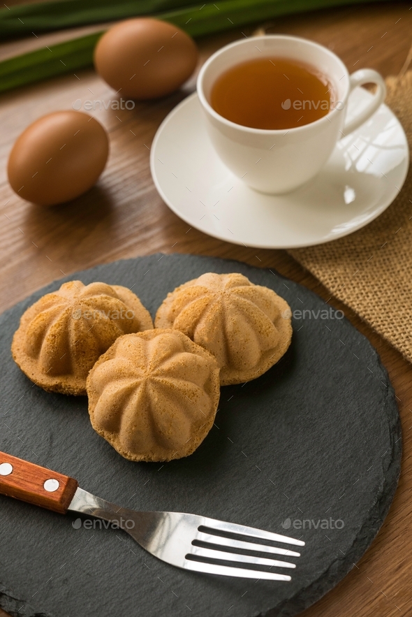 Kueh Bolu or Kuih Bahulu is the Asian traditional food popular in ...