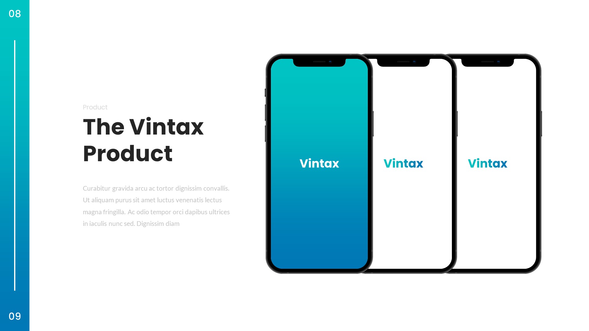 Vintax - Multipurpose Pitch Deck Keynote Template, Presentation Templates