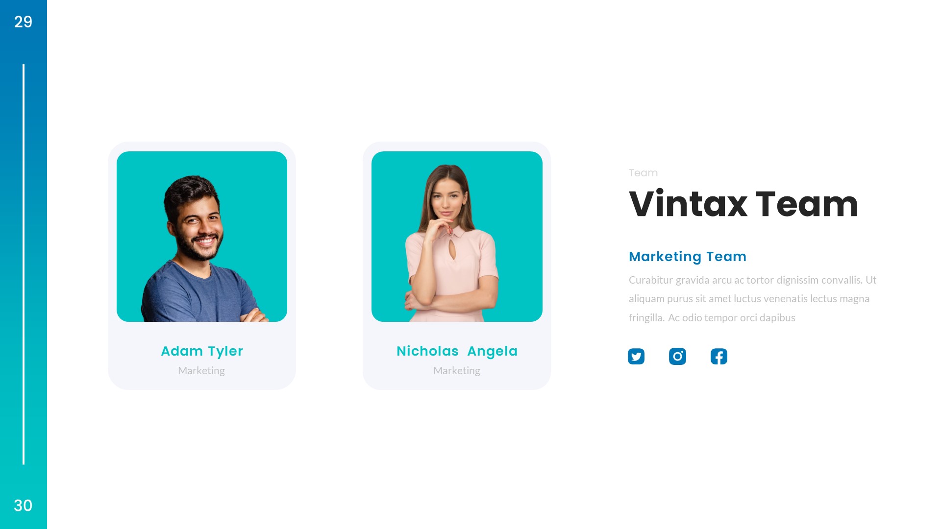Vintax - Multipurpose Pitch Deck Keynote Template, Presentation Templates
