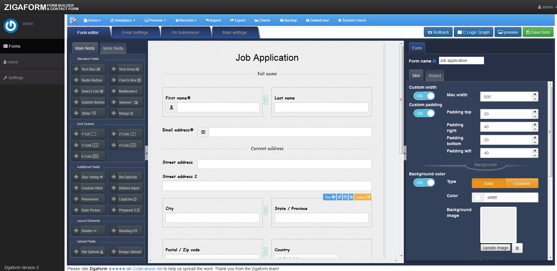 Zigaform - PHP Form Builder - Contact & Survey by SoftDiscover | CodeCanyon
