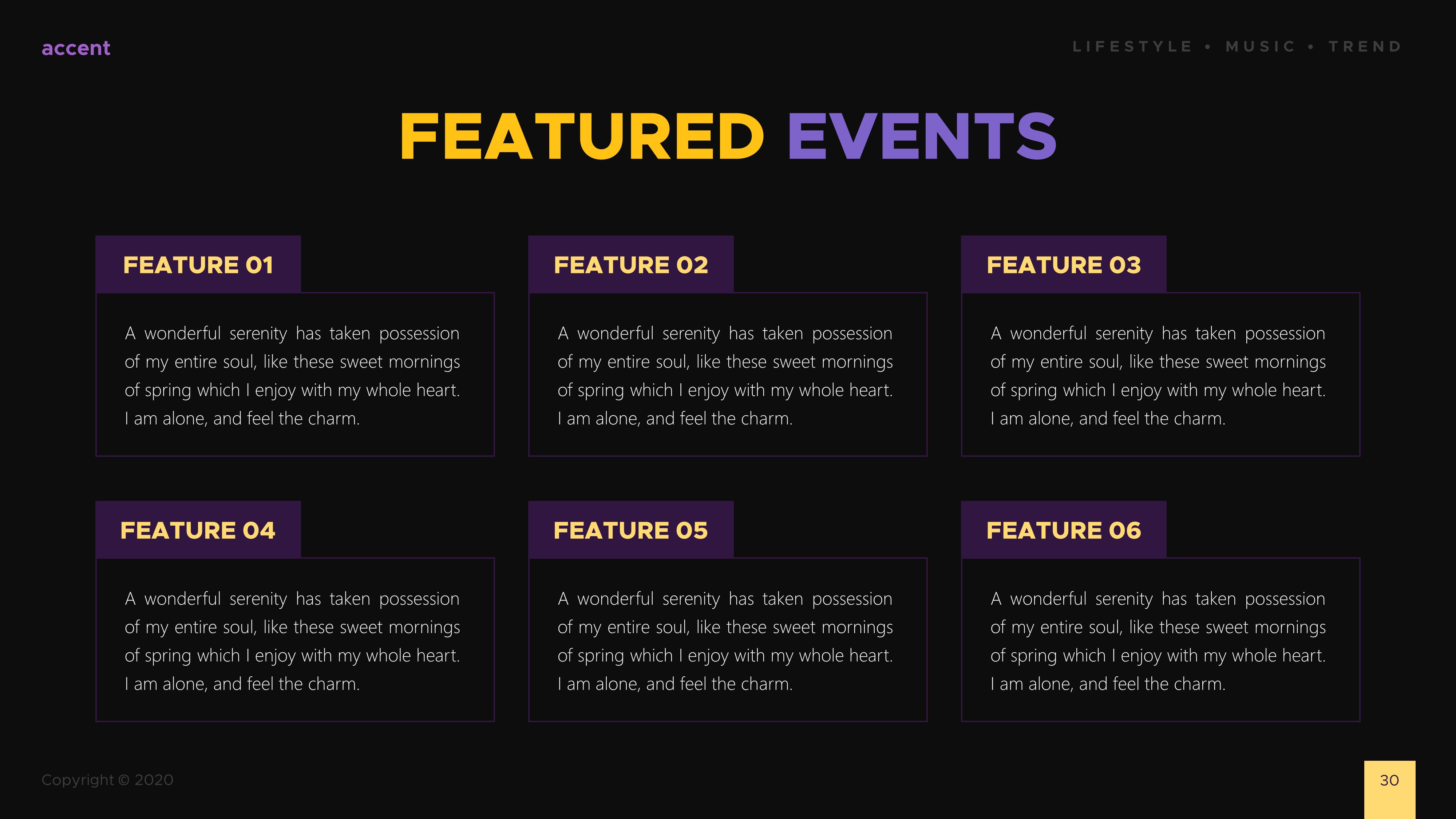 Accent Event Creative PowerPoint Template, Presentation Templates ...