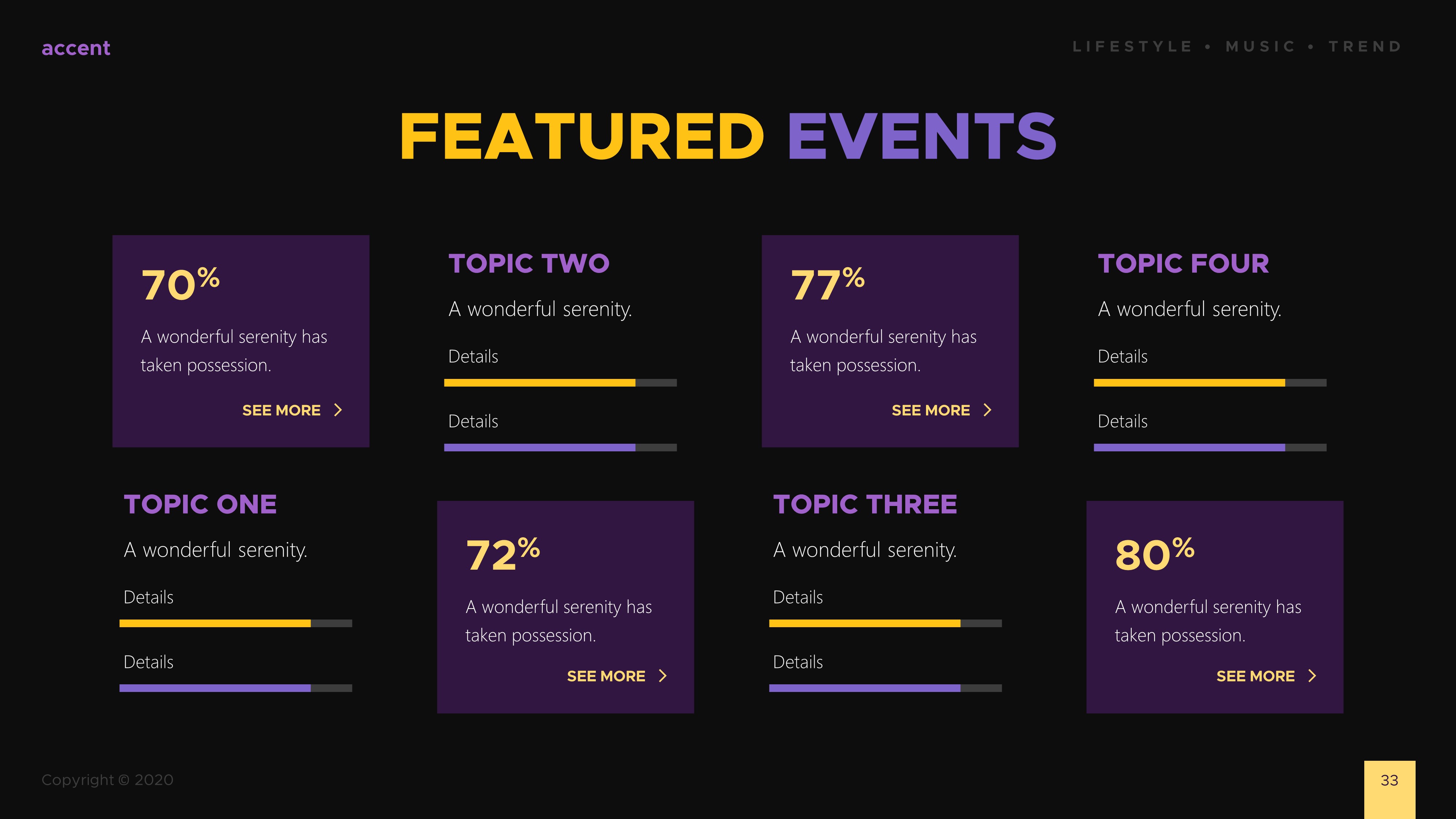 Accent Event Creative PowerPoint Template, Presentation Templates ...