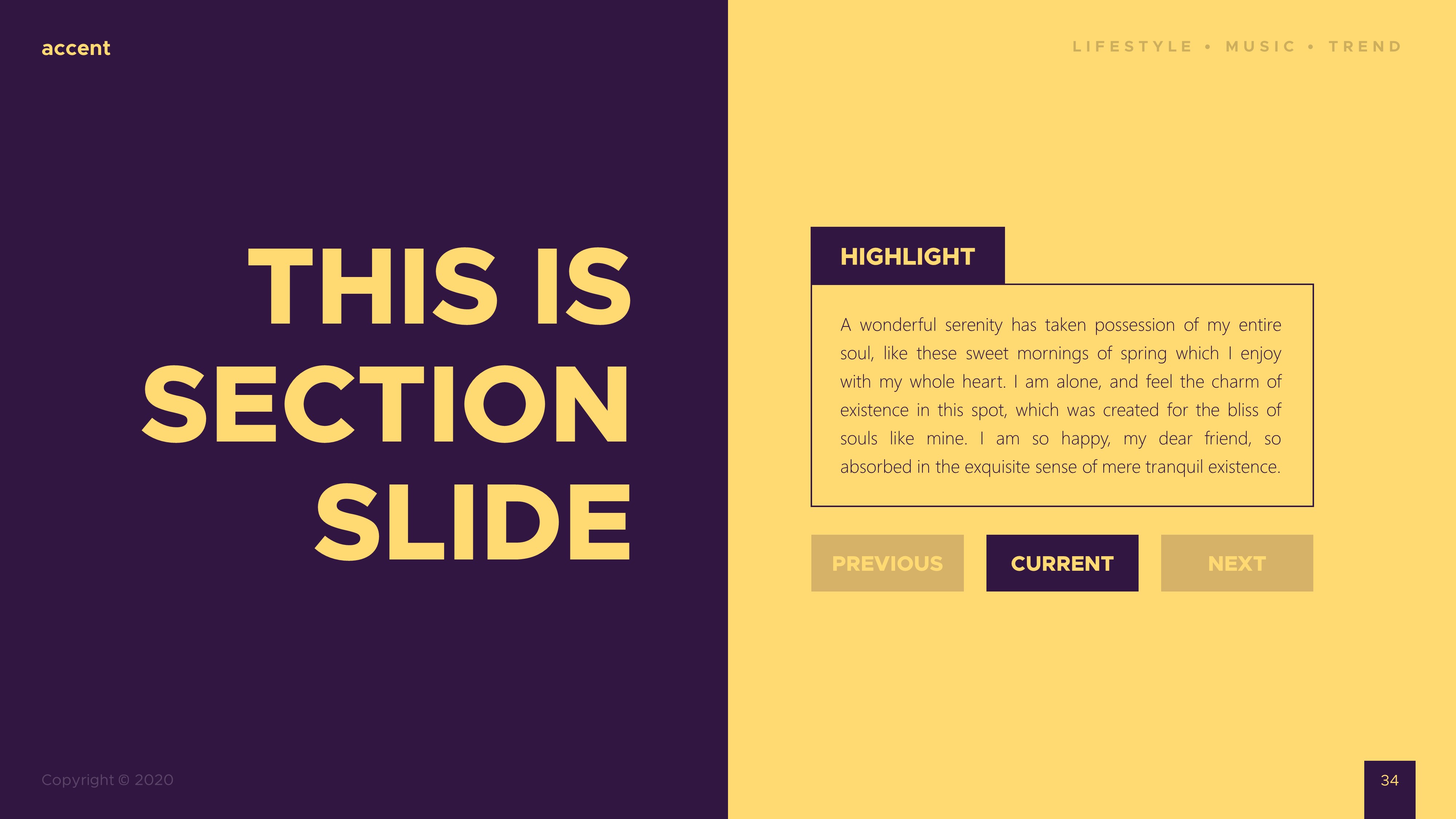 Accent Event Creative PowerPoint Template, Presentation Templates ...