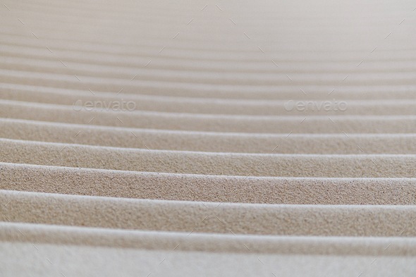Grains of sand backdrop texture with mini sand dunes Stock Photo by ...