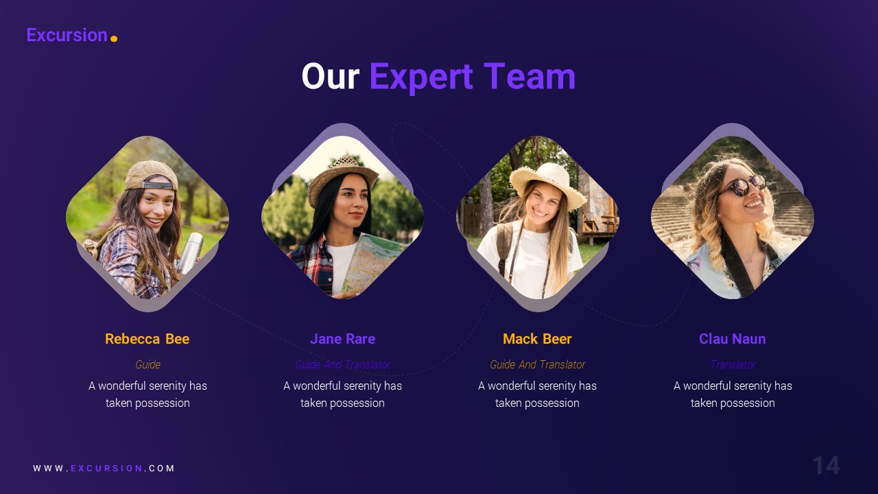 Excursion Travel Creative PowerPoint Template, Presentation Templates