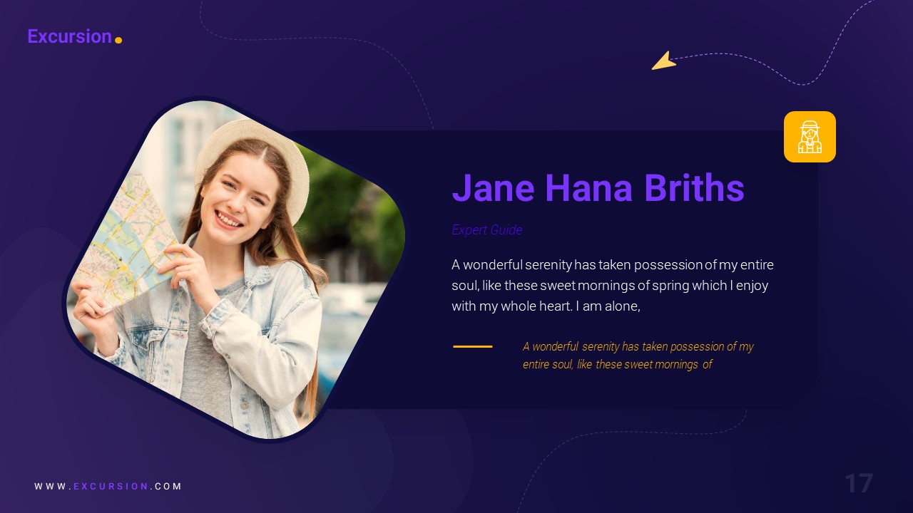 Excursion Travel Creative PowerPoint Template, Presentation Templates