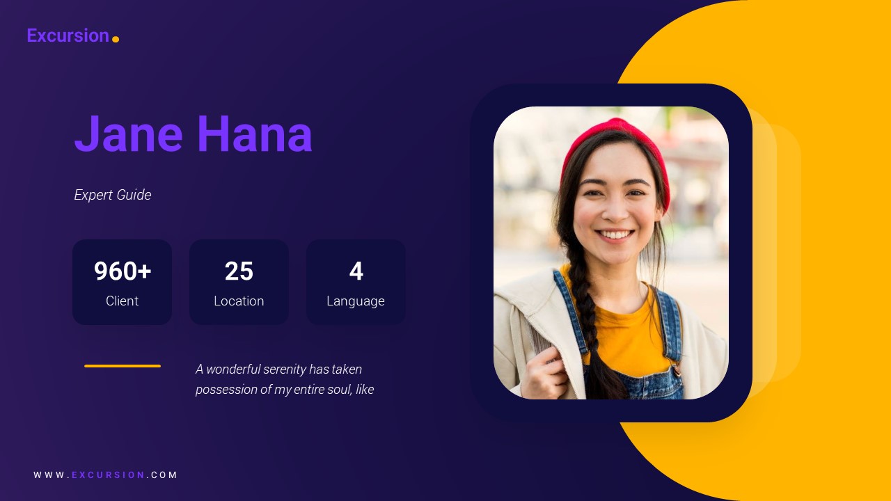 Excursion Travel Creative PowerPoint Template, Presentation Templates