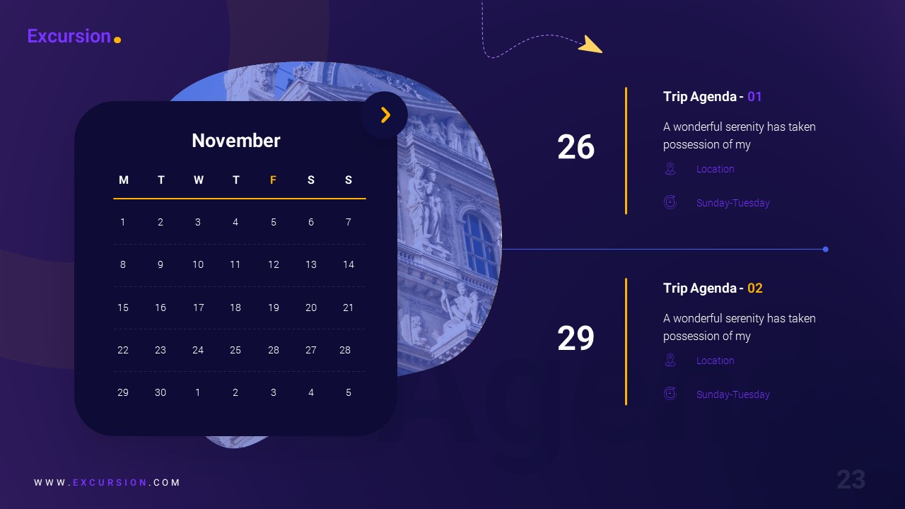 Excursion Travel Creative PowerPoint Template, Presentation Templates