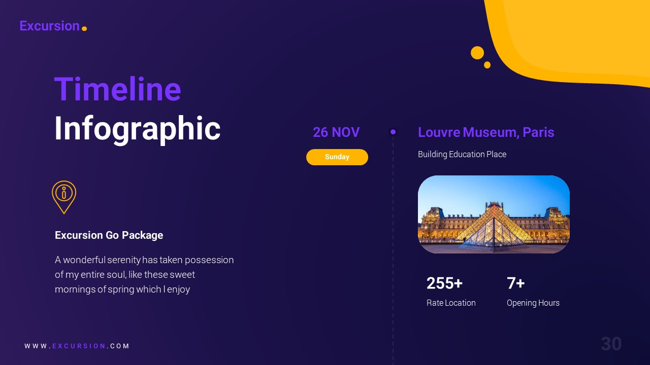 Excursion Travel Creative PowerPoint Template, Presentation Templates