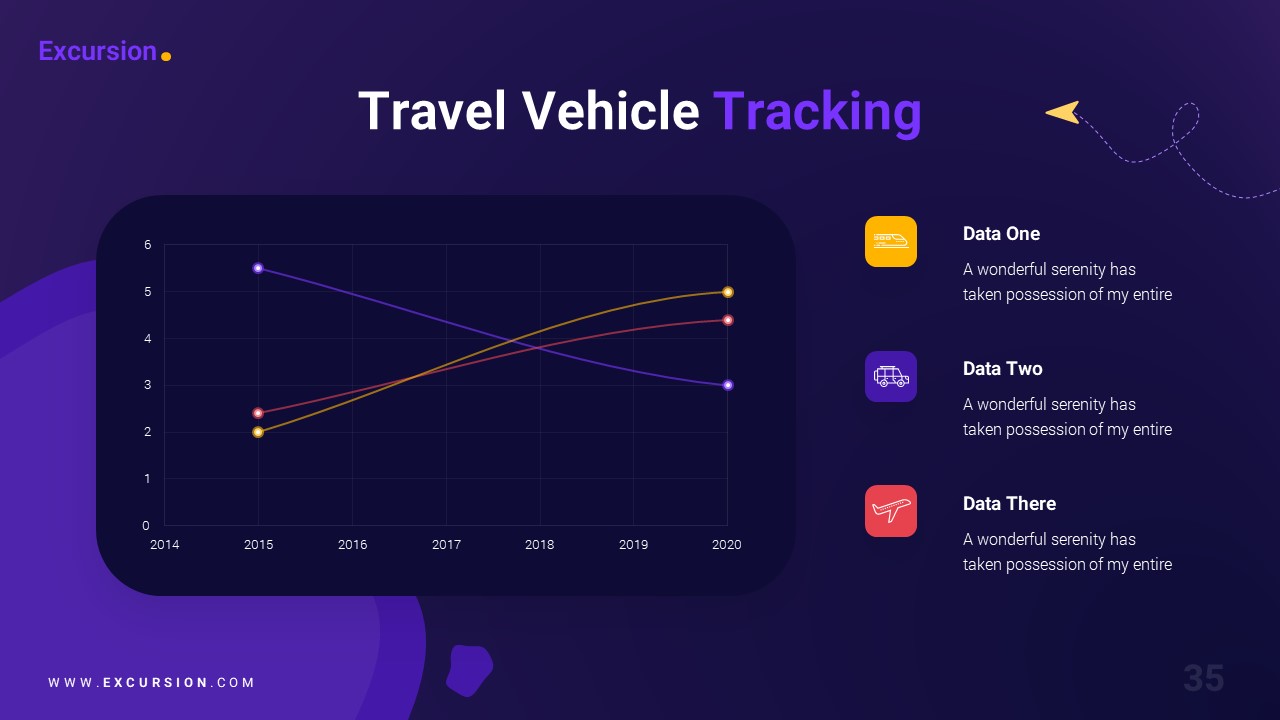 Excursion Travel Creative PowerPoint Template, Presentation Templates