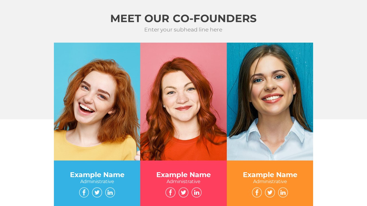 Company Team Profile PowerPoint Presentation Template, Presentation ...