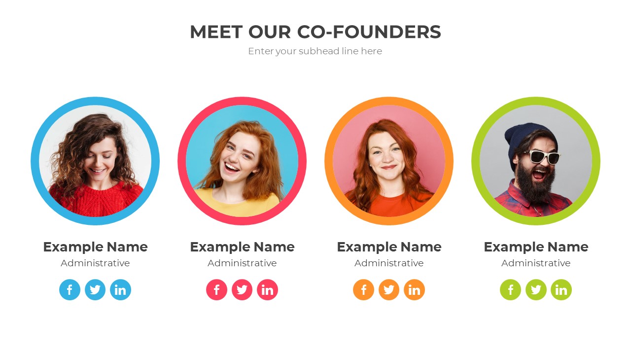 Company Team Profile PowerPoint Presentation Template, Presentation ...