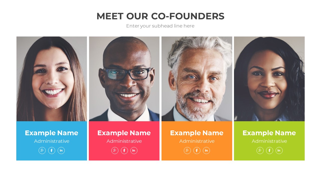 Company Team Profile PowerPoint Presentation Template, Presentation ...