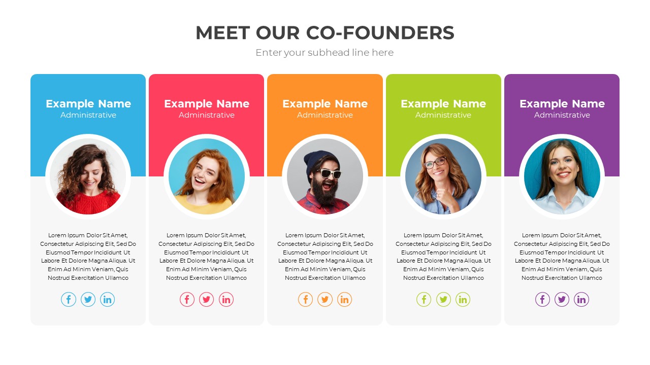 Company Team Profile PowerPoint Presentation Template, Presentation ...