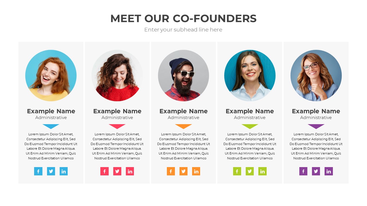 Company Team Profile PowerPoint Presentation Template, Presentation ...