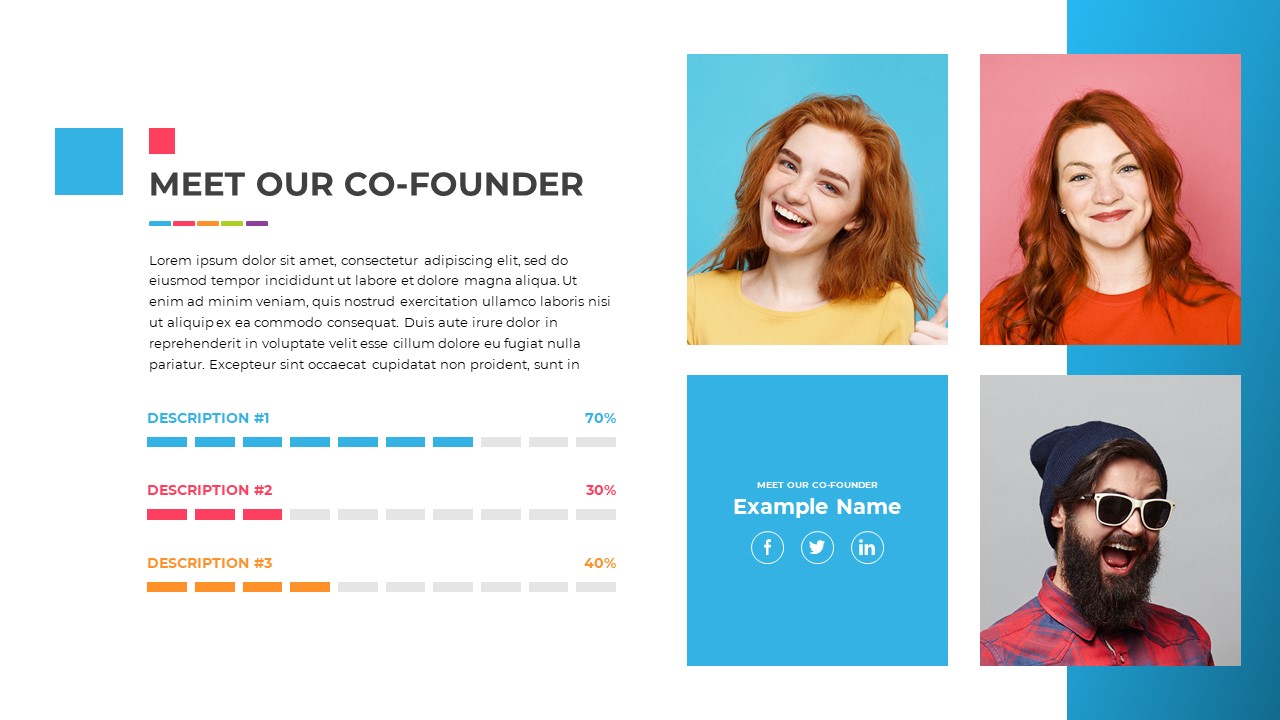 Company Team Profile PowerPoint Presentation Template, Presentation ...