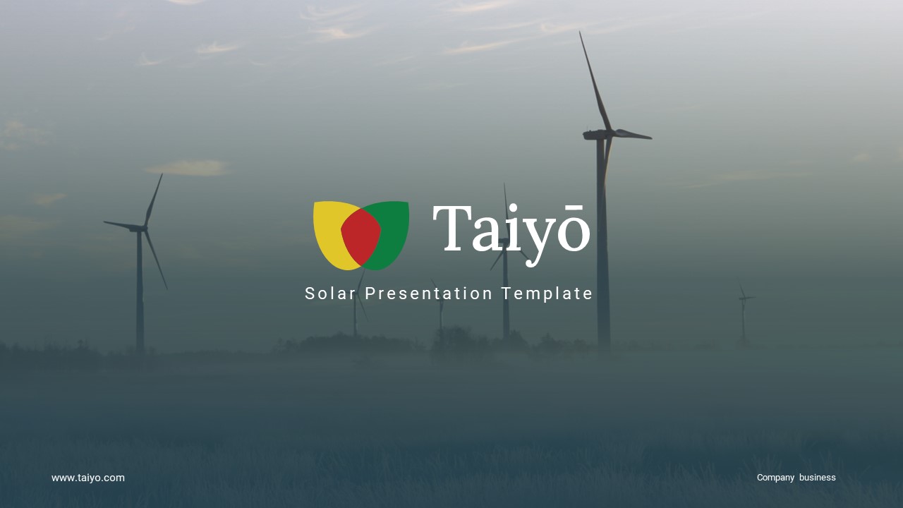 Taiyo - Solar Panel Energy Google Slides Template, Presentation Templates
