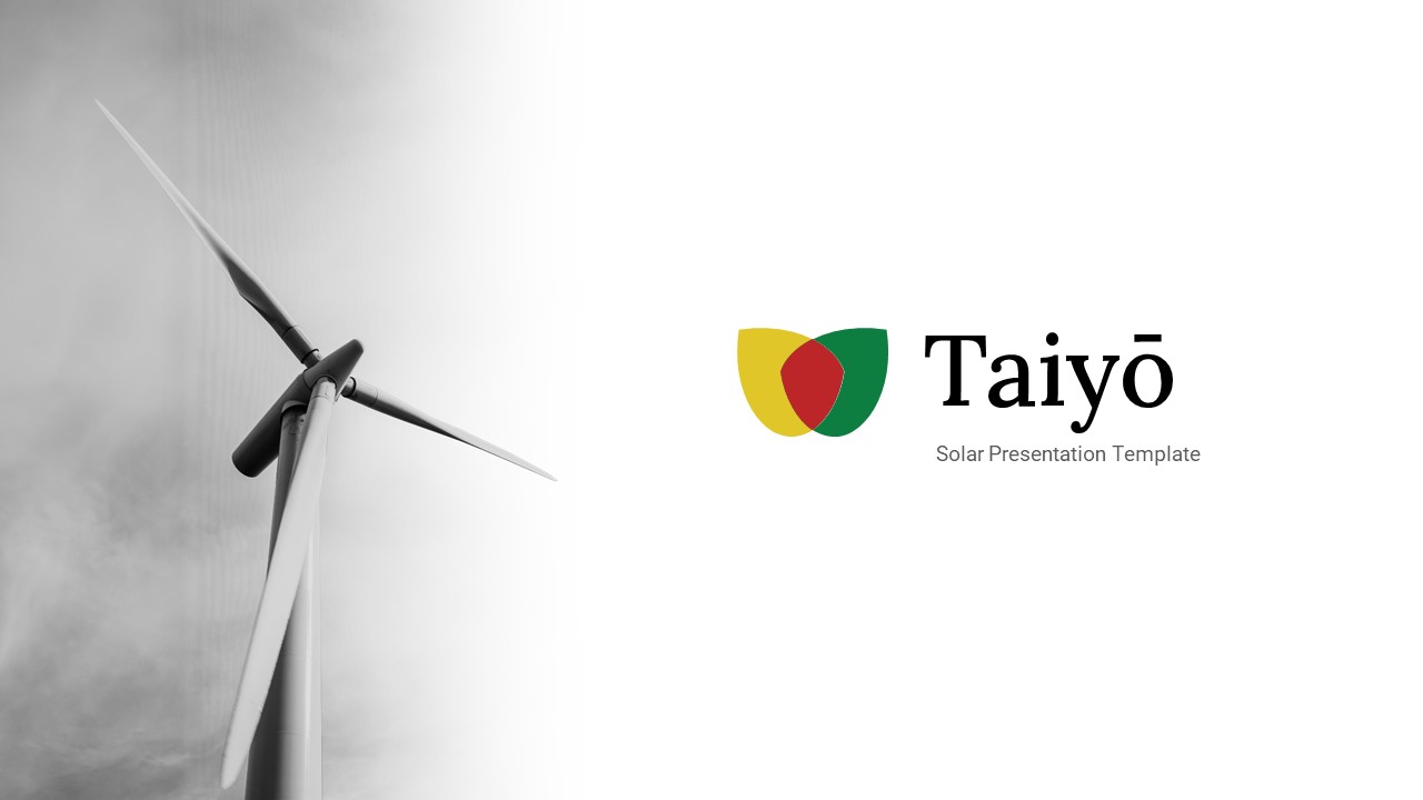 Taiyo - Solar Panel Energy Google Slides Template, Presentation Templates