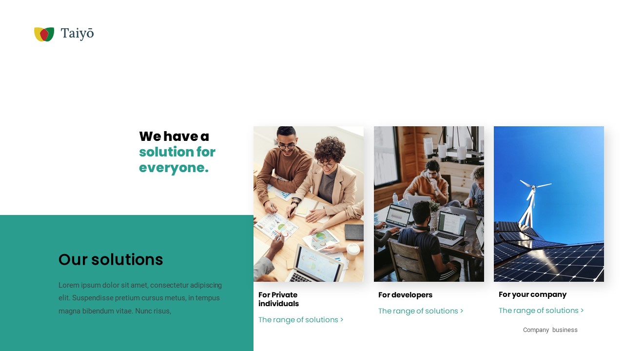 Taiyo - Solar Panel Energy Google Slides Template, Presentation Templates