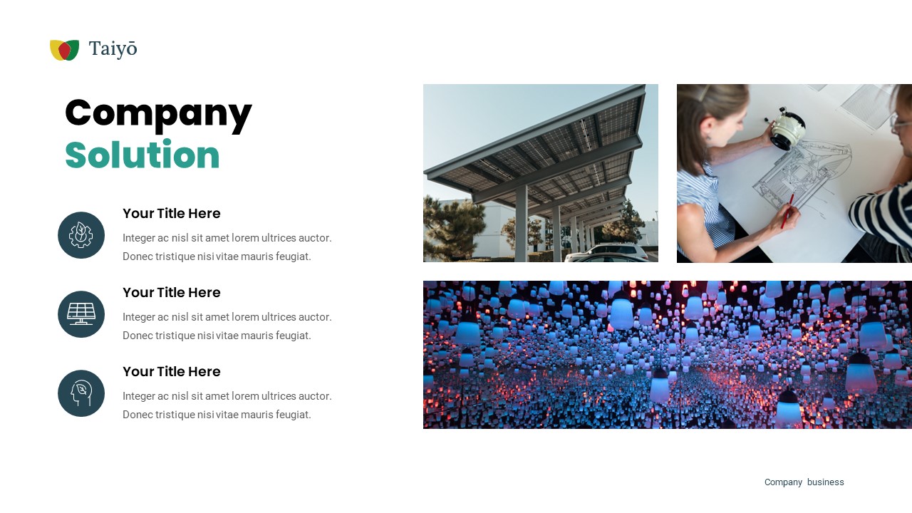 Taiyo - Solar Panel Energy Google Slides Template, Presentation Templates