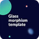 Glassmorphism PowerPoint Presentation Template, Presentation Templates