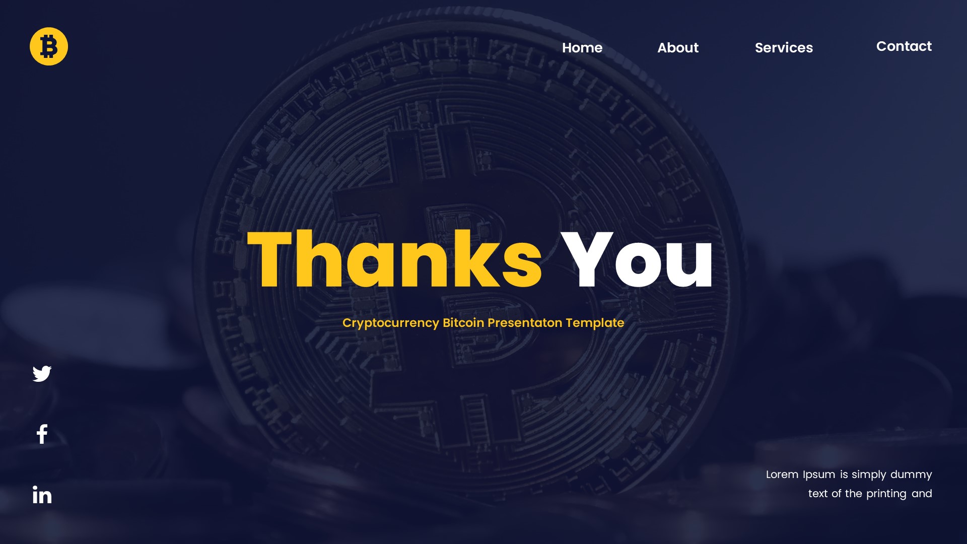 Bitcuan - Cryptocurrency Bitcoin Powerpoint Template, Presentation ...