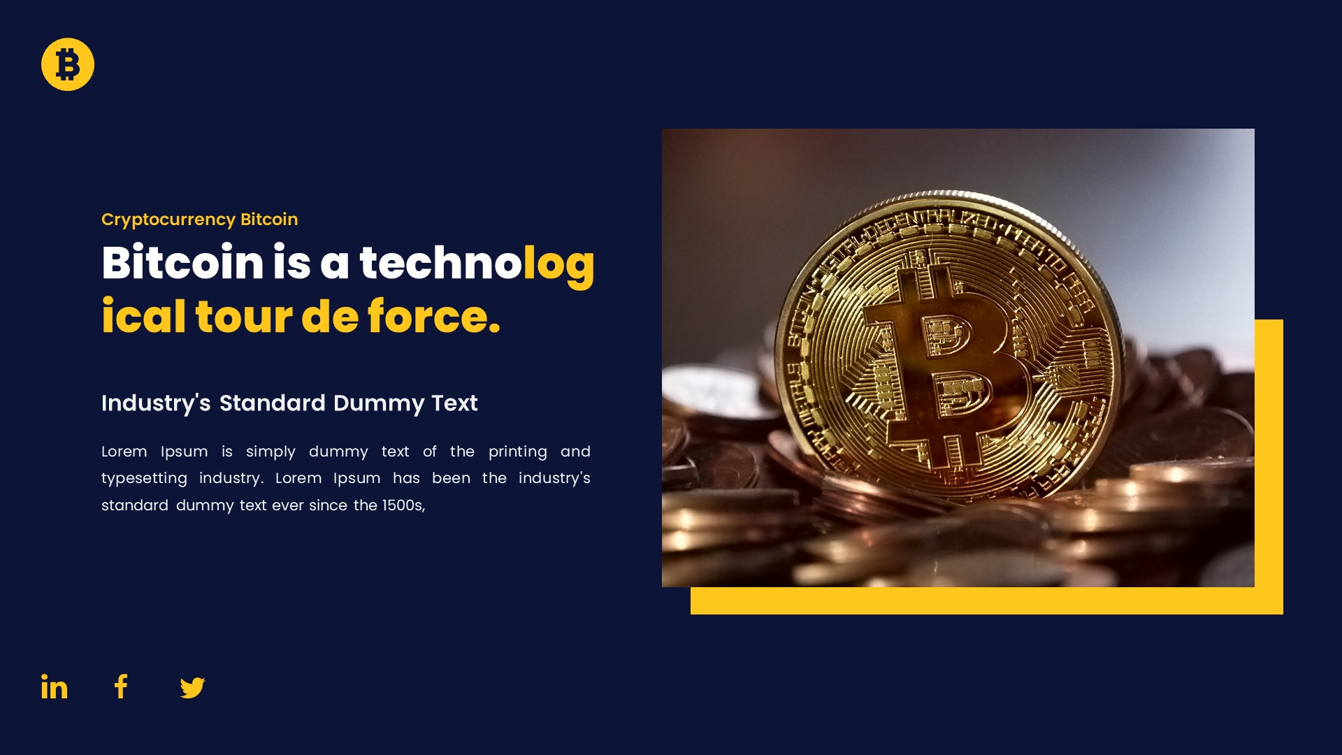 Bitcuan - Cryptocurrency Bitcoin Powerpoint Template, Presentation ...