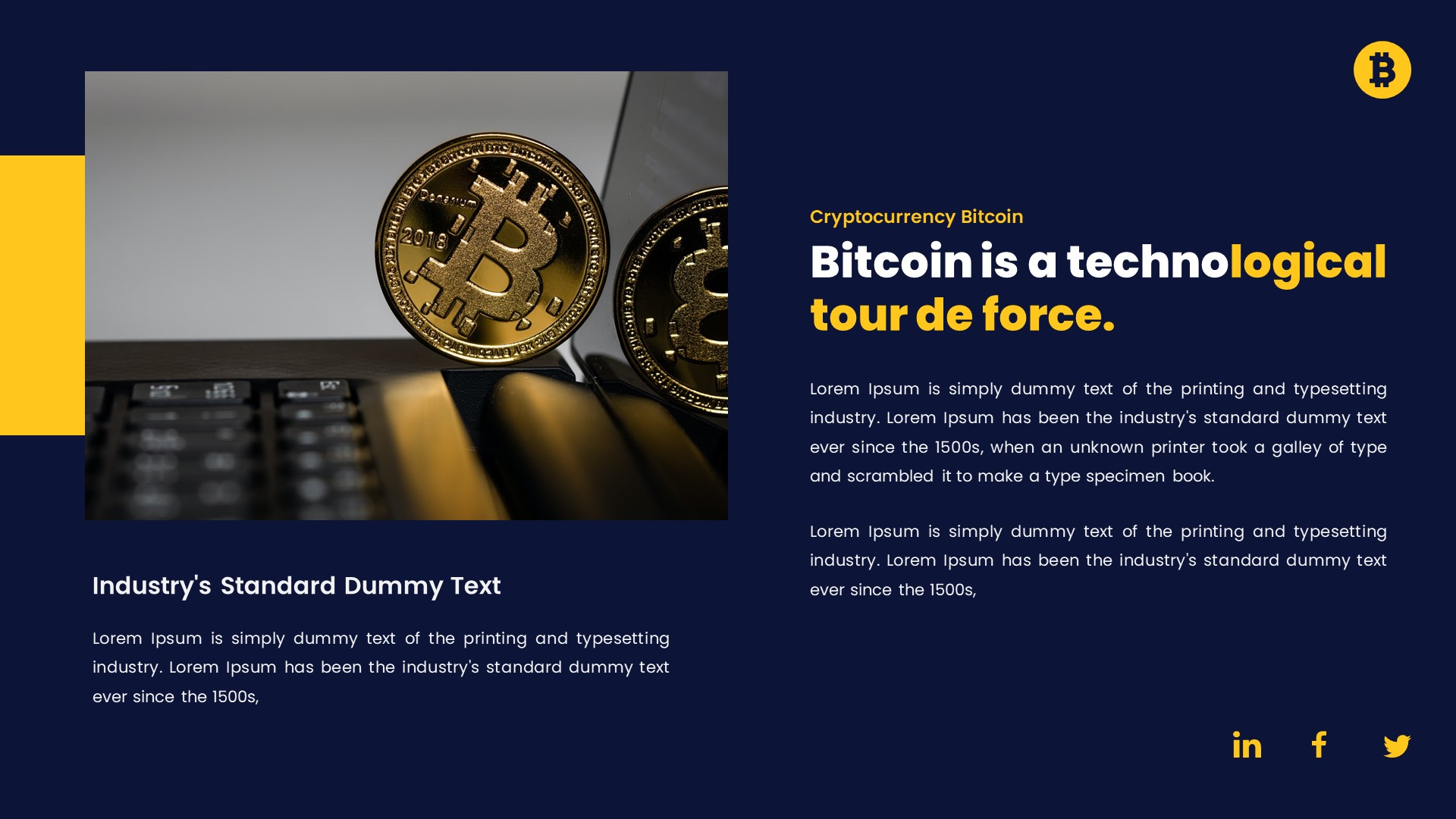 Bitcuan - Cryptocurrency Bitcoin Powerpoint Template, Presentation ...