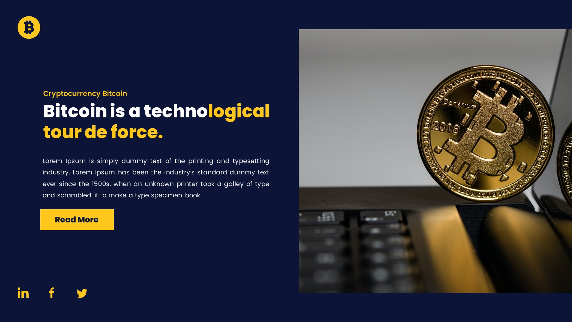 Bitcuan - Cryptocurrency Bitcoin Google Slides Template, Presentation ...