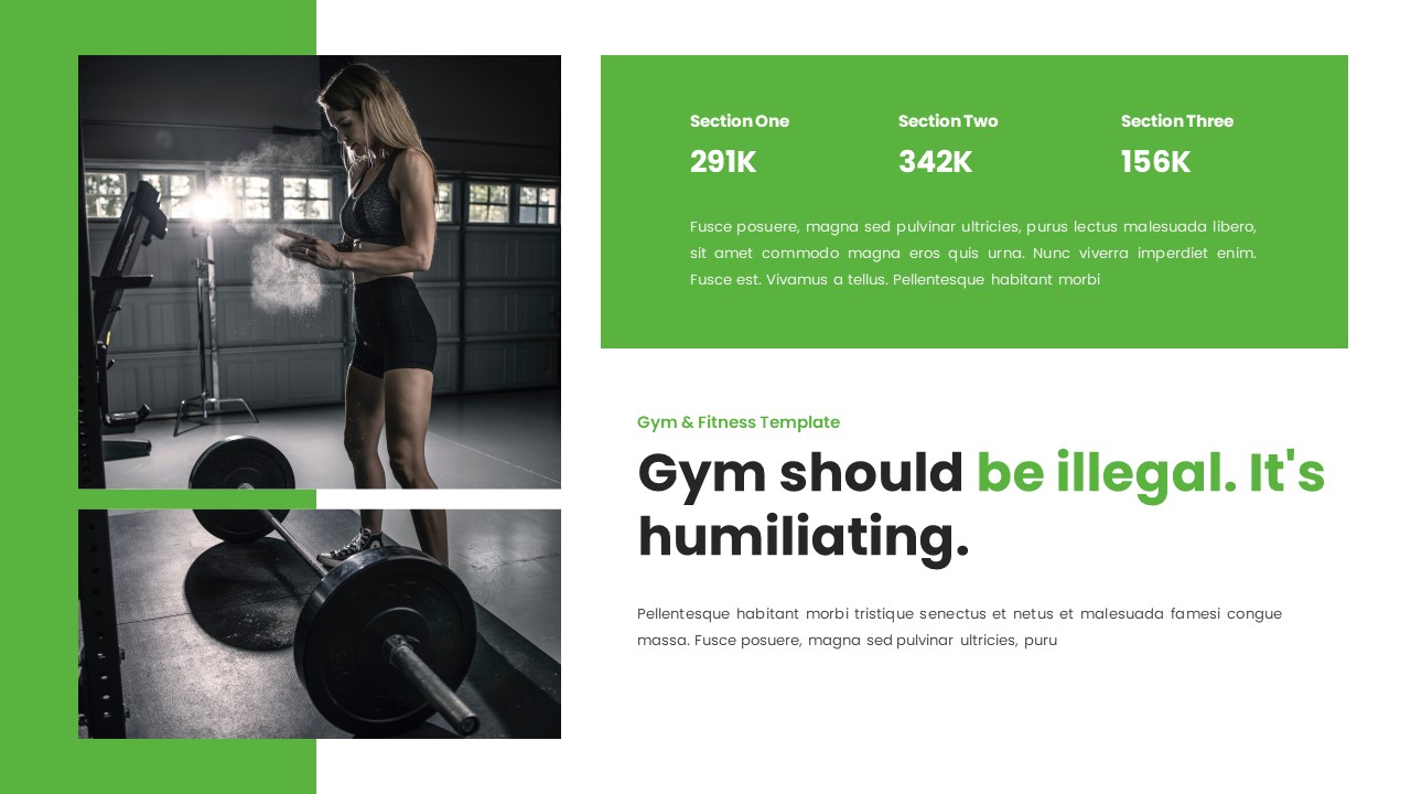 GYMASH - Gym & Fitness Google Slides Template, Presentation Templates
