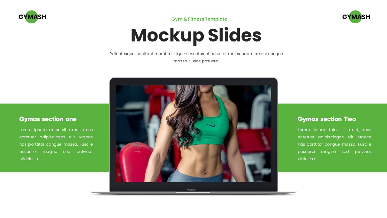 GYMASH - Gym & Fitness Google Slides Template, Presentation Templates