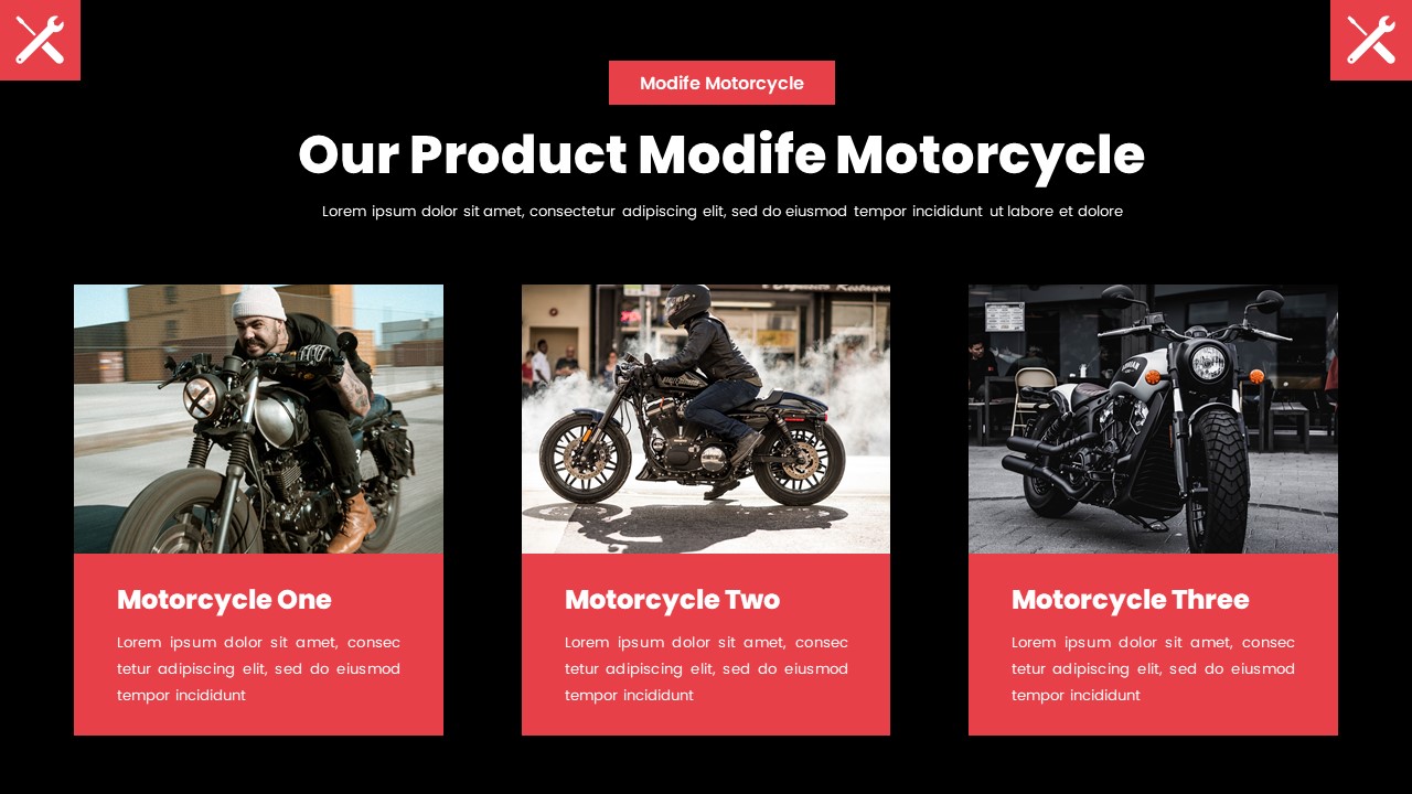 Modife - Motorcycle Keynote Template, Presentation Templates | GraphicRiver