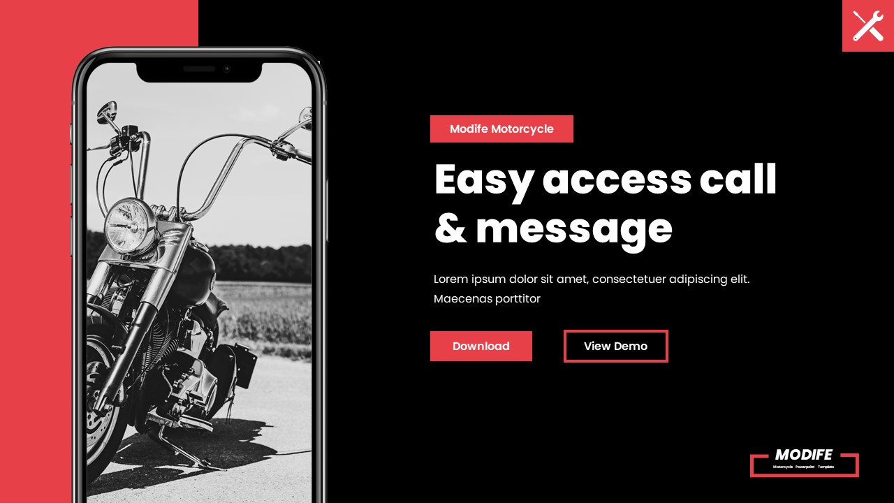 Modife - Motorcycle Keynote Template, Presentation Templates | GraphicRiver