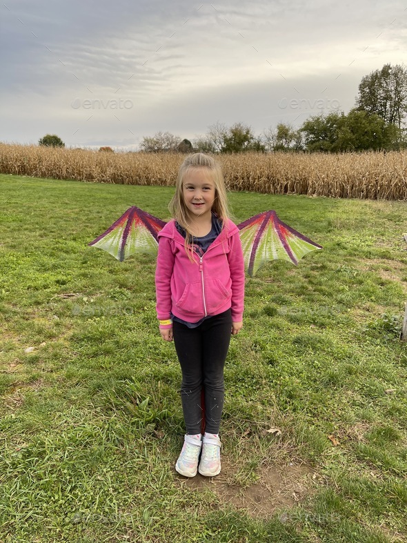 Dragon wings on a girl Stock Photo by blueplutothegreat | PhotoDune