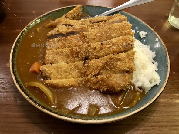 Delicious and so filling Katsu Pork Curry Don at a Japanese cuisine ...