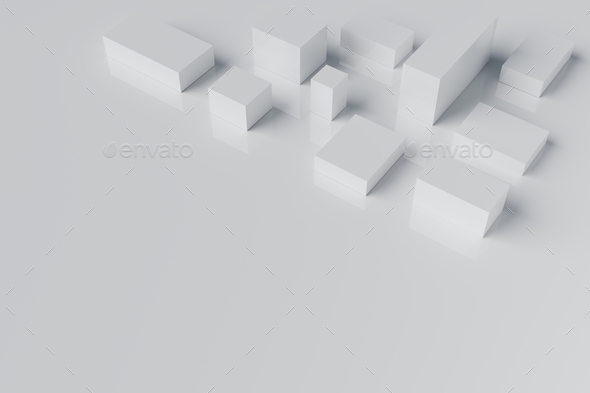 Abstract white cube block Moving animation background 3d rendering Stock Photo by amynapaloha