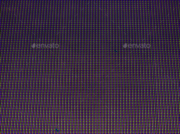 RGB led panel dead pixels visible. Monitor need repair service. digital ...