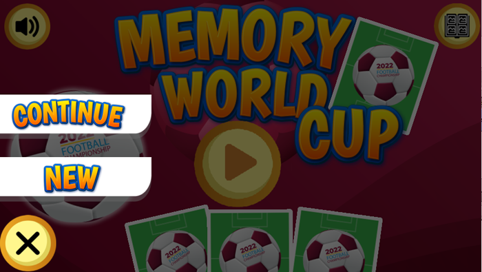 Memory World Cup - HTML5 Game (Construct 3) by NewnessGames | CodeCanyon