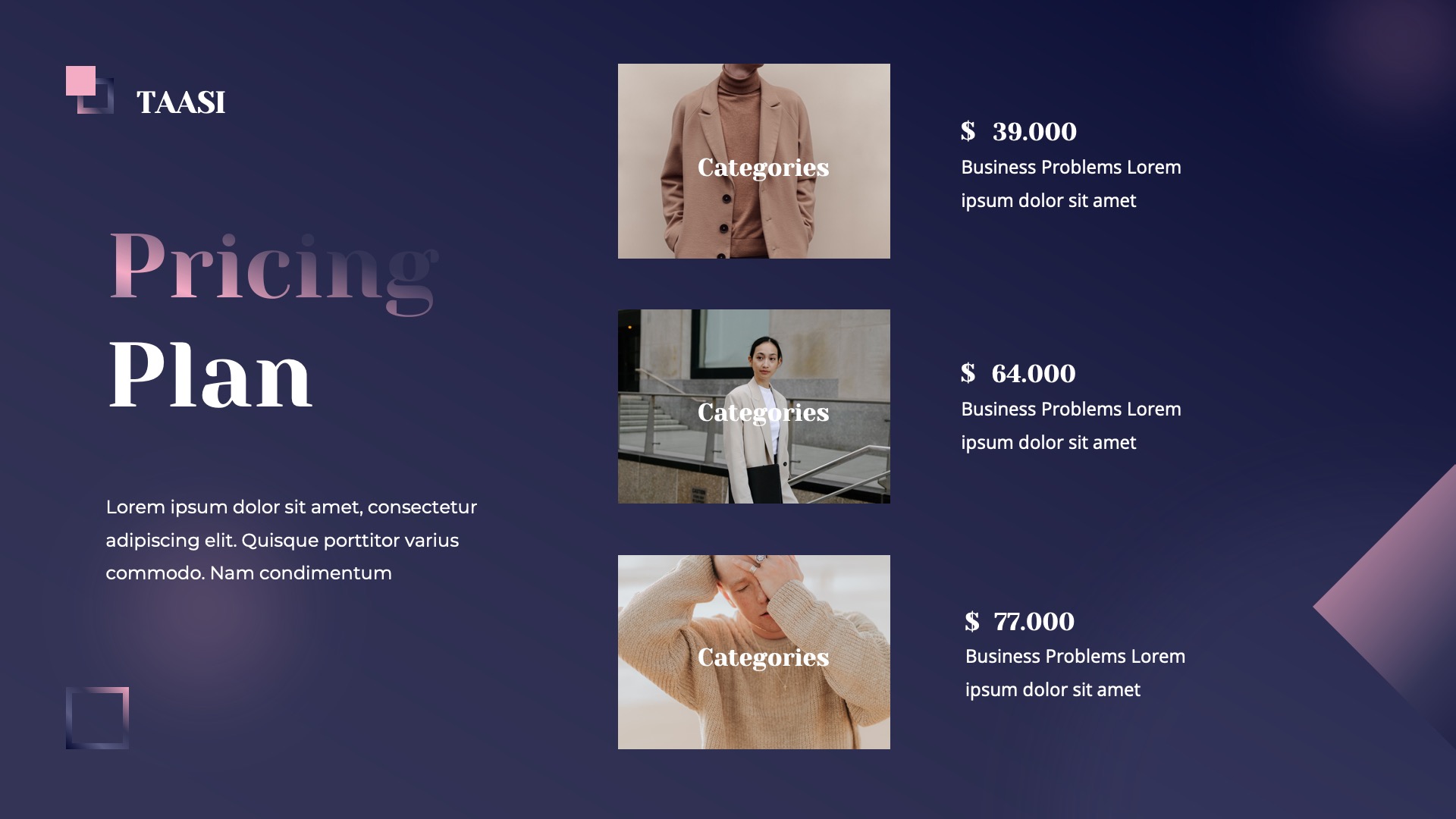 Taasi Keynote Business Proposal Presentation, Presentation Templates